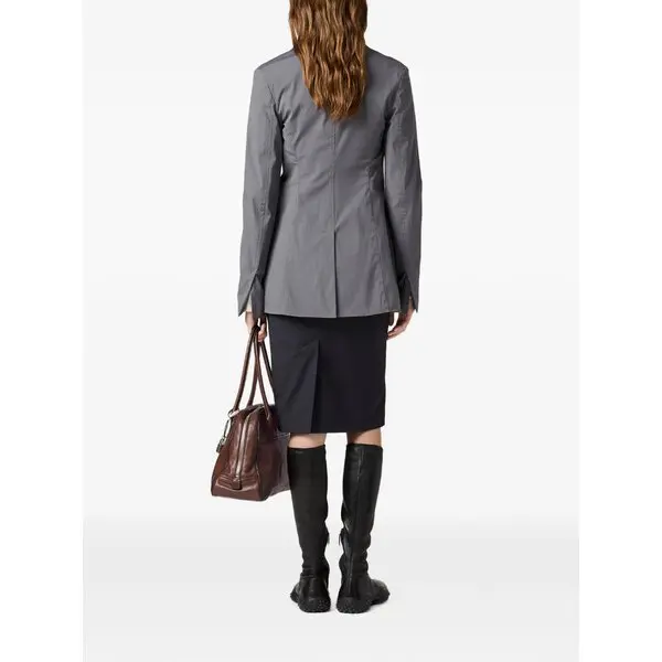 Miu Miu Grey Jackets Blazers