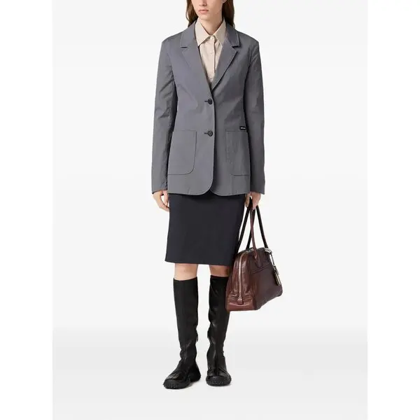Miu Miu Grey Jackets Blazers