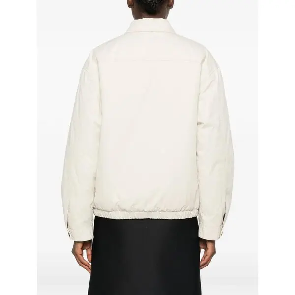 Miu Miu Neutrals Jackets Bomber Jackets - Cream
