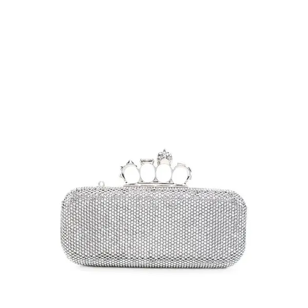 Alexander McQueen Clutch Bags - Silver
