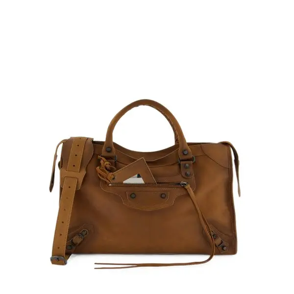 Balenciaga Tote Bags - Brown