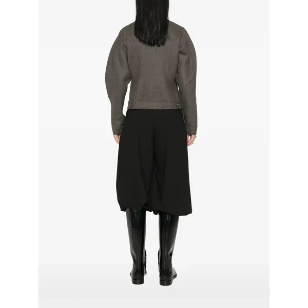 Max Mara Grey Coats Single Breasted Coats