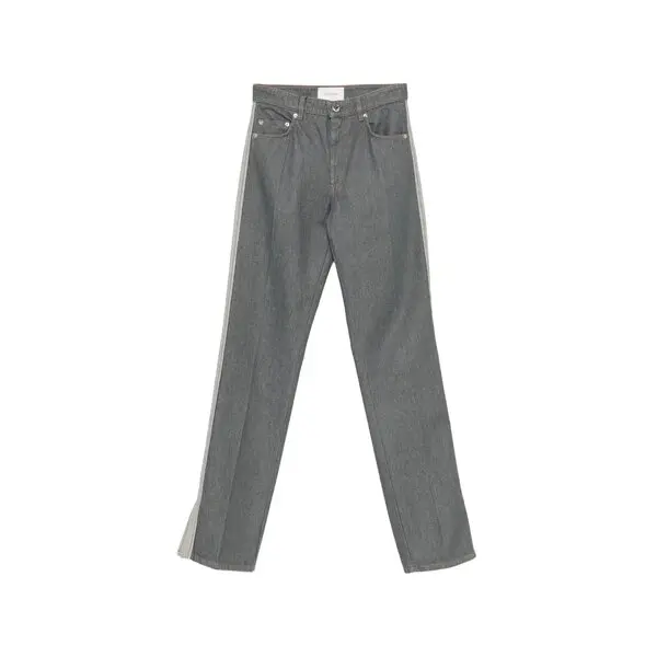Sportmax Grey Denim Straight-leg Jeans