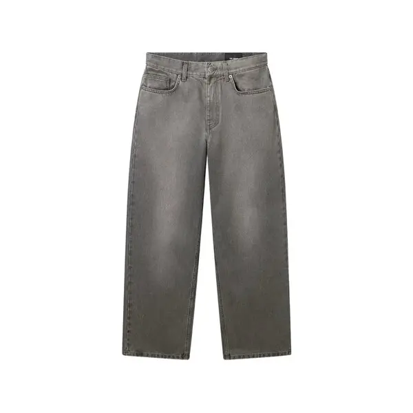 Axel Arigato Grey Denim Wide-leg Jeans