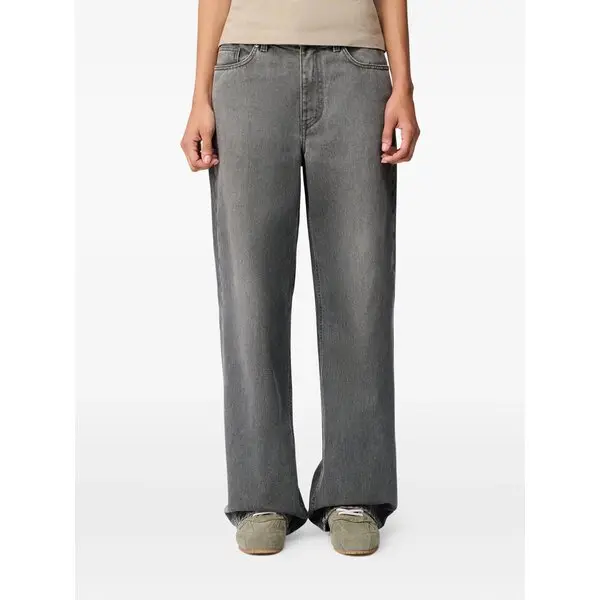 Axel Arigato Grey Denim Wide-leg Jeans