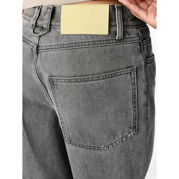Axel Arigato Grey Denim Wide-leg Jeans