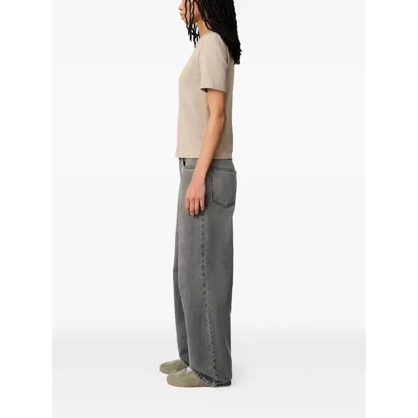 Axel Arigato Grey Denim Wide-leg Jeans
