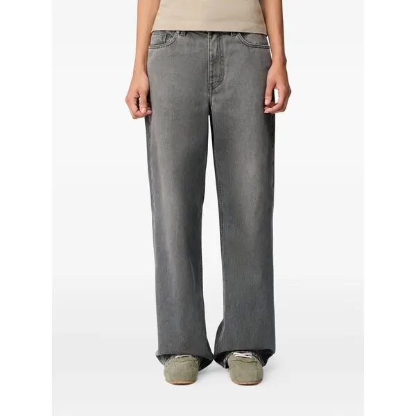 Axel Arigato Grey Denim Wide-leg Jeans