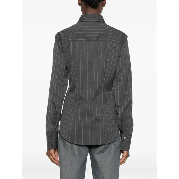 Sportmax Grey Tops Shirts - Gray