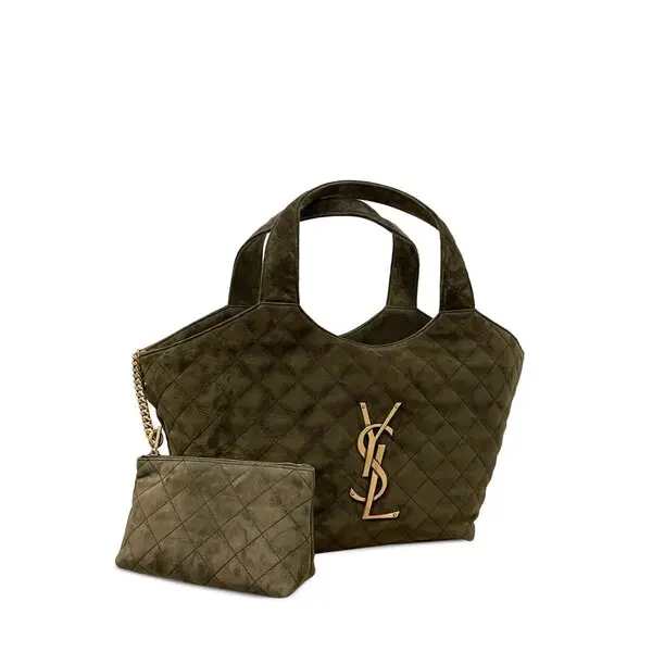 Saint Laurent Tote Bags - Green
