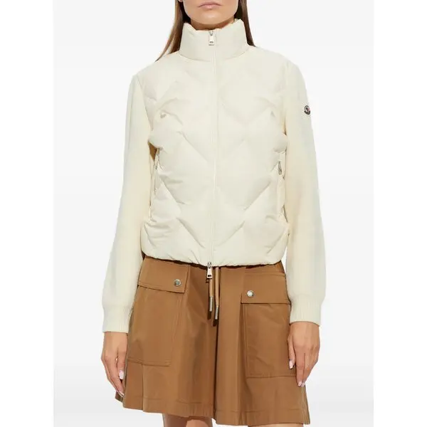 Moncler Neutrals Jackets Puffer Jackets