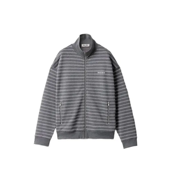Miu Miu Grey Tops Sweatshirts