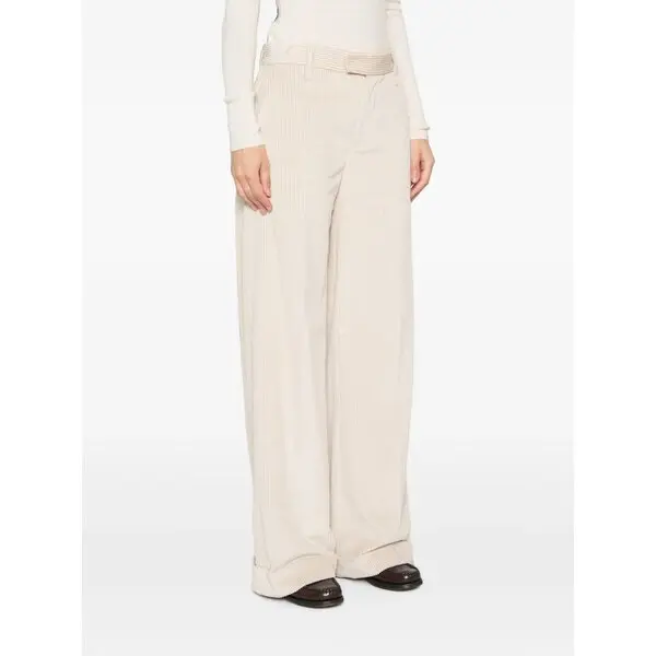 Brunello Cucinelli Neutrals Trousers Palazzo Pants