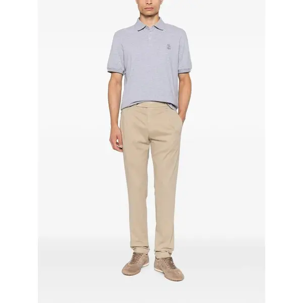 Brunello Cucinelli Grey Polo Shirts