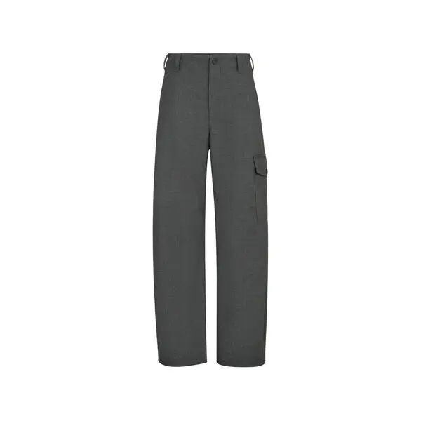 Brunello Cucinelli Grey Trousers Straight Trousers