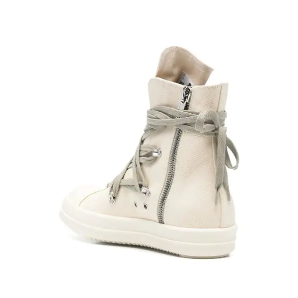Rick Owens Neutrals Trainers Hi-tops