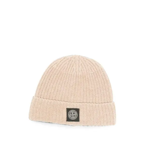 Stone Island Neutrals Hats - Cream