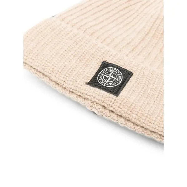 Stone Island Neutrals Hats - Cream