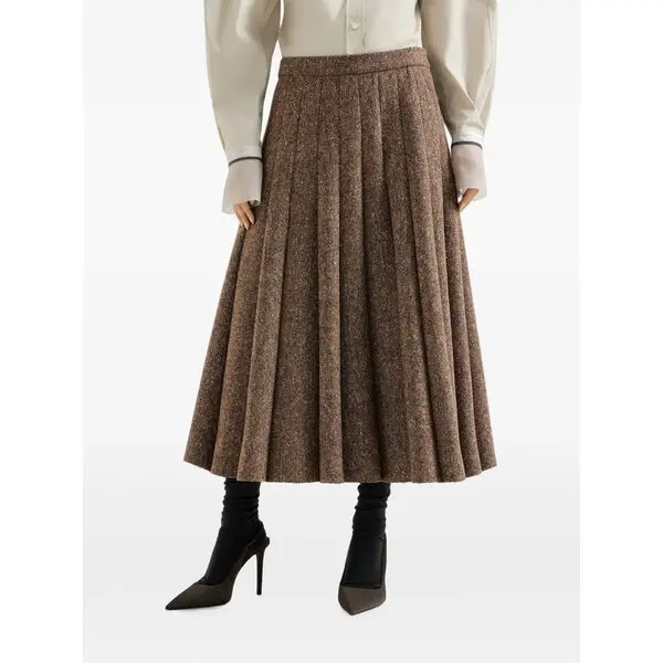 Brunello Cucinelli Skirts Pleated Skirts