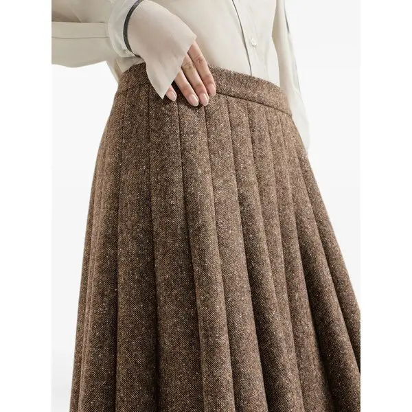 Brunello Cucinelli Skirts Pleated Skirts