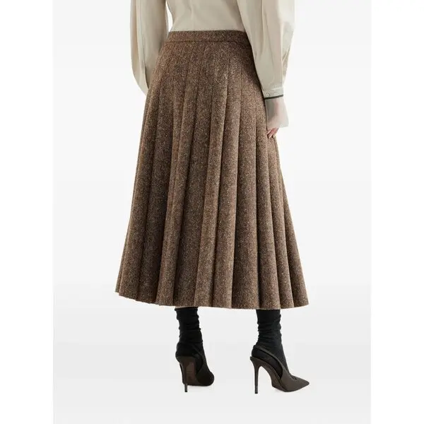 Brunello Cucinelli Skirts Pleated Skirts