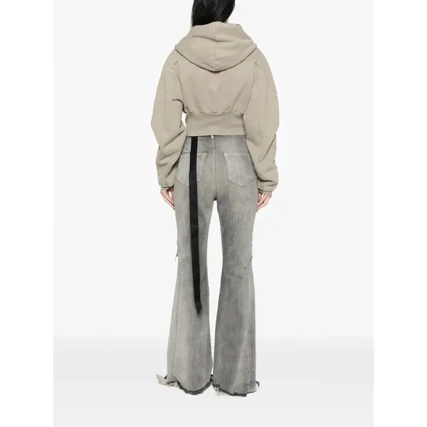 Rick Owens Grey Jackets Cropped Jackets