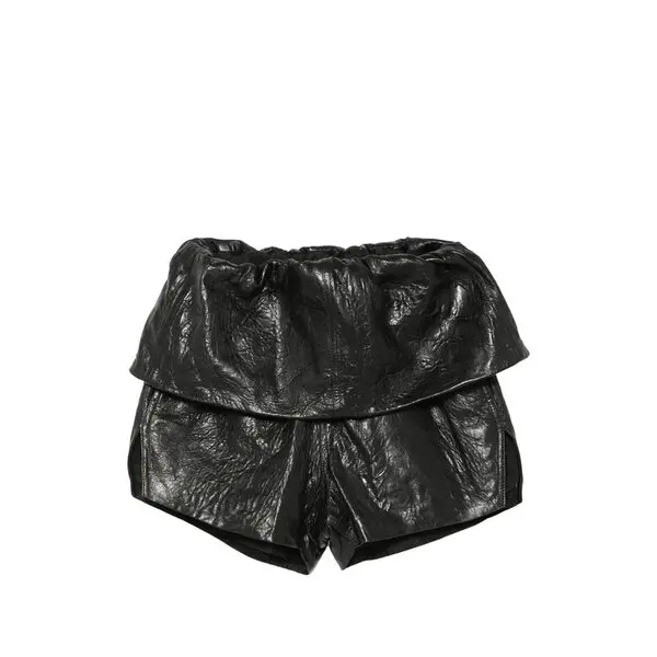 Rick Owens Shorts Leather & Faux Leather Shorts