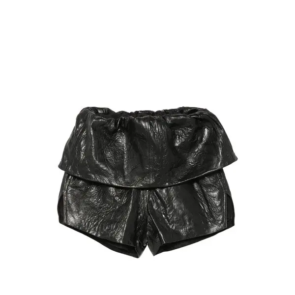 Rick Owens Shorts Leather & Faux Leather Shorts