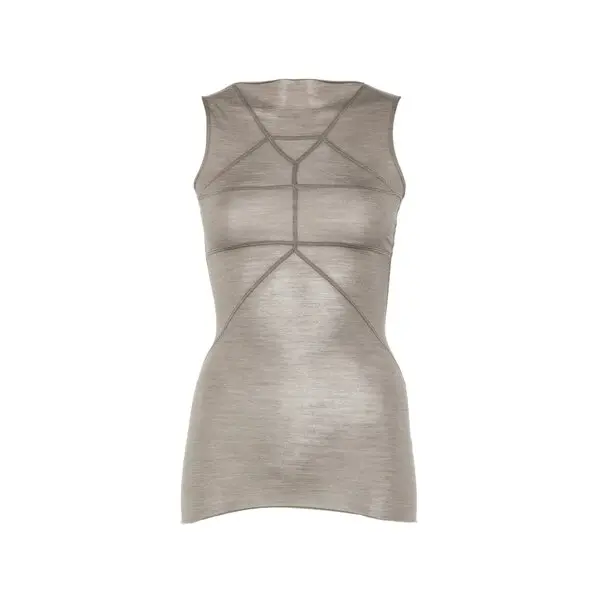 Rick Owens Grey Tops Vests & Tank Tops