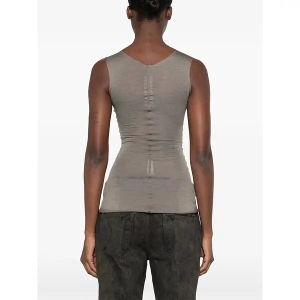 Rick Owens Grey Tops Vests & Tank Tops