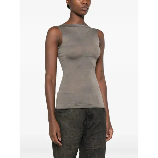 Rick Owens Grey Tops Vests & Tank Tops