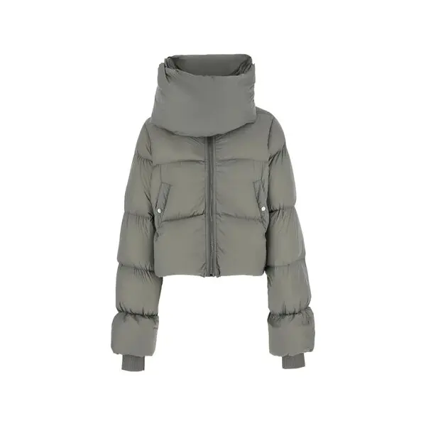Rick Owens Grey Jackets Puffer Jackets - Gray