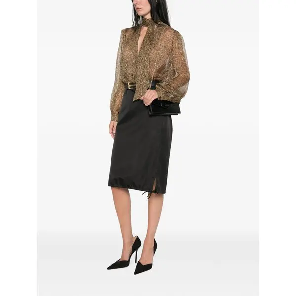 Valentino Garavani Neutrals Tops Blouses