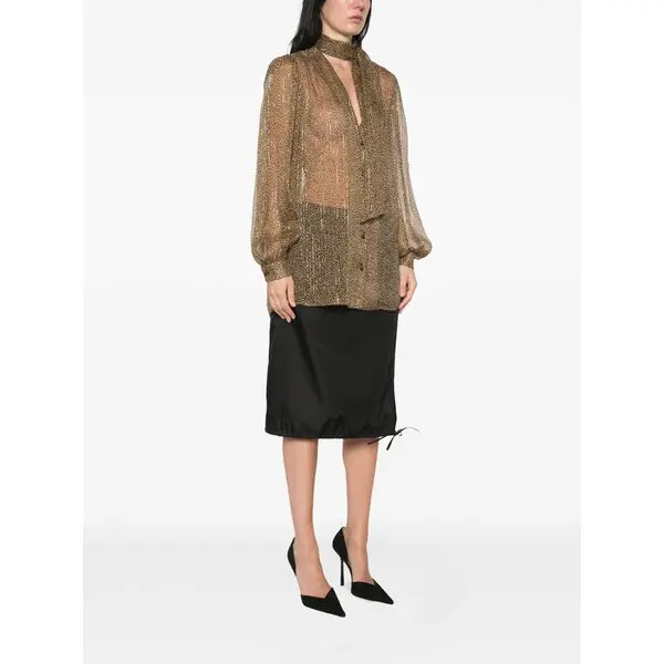 Valentino Garavani Neutrals Tops Blouses