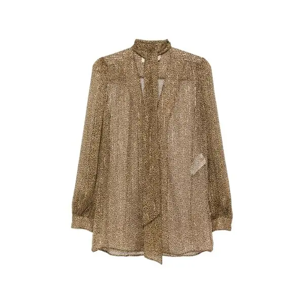Valentino Garavani Neutrals Tops Blouses - Cream