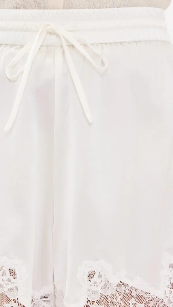 FLEUR DU MAL Juliet Lace Shorts