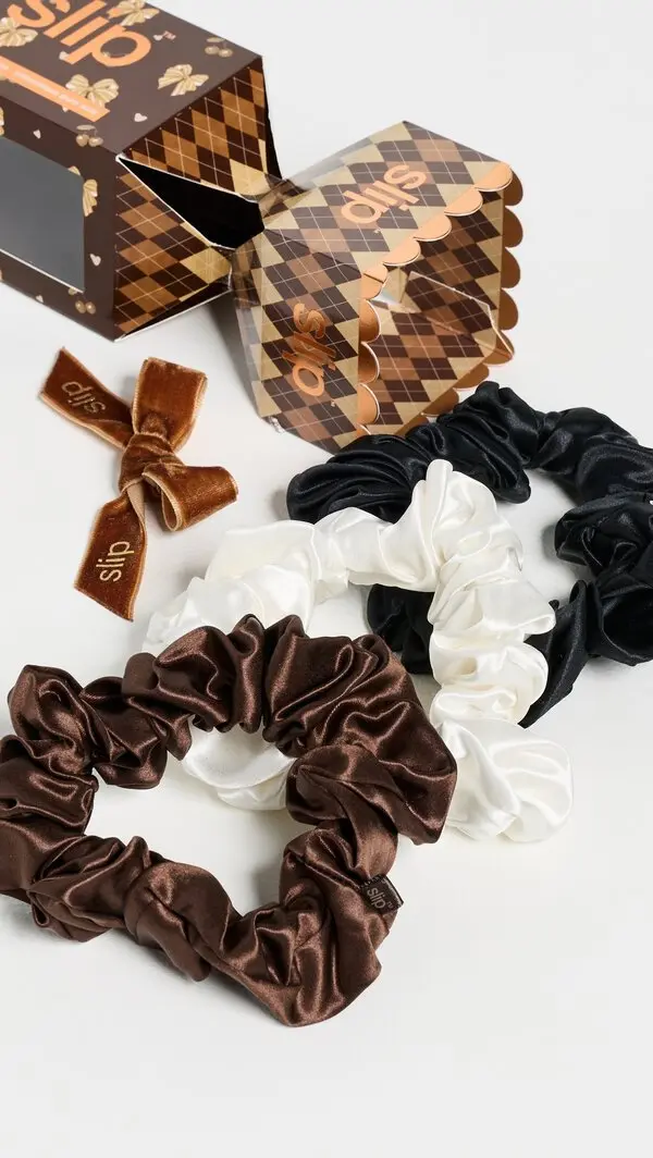 Slip Pure Silk Large Cracker Scrunchie Set Of 3