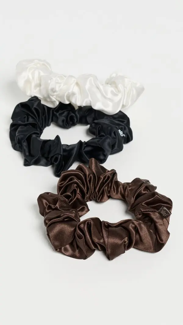 Slip Pure Silk Large Cracker Scrunchie Set Of 3