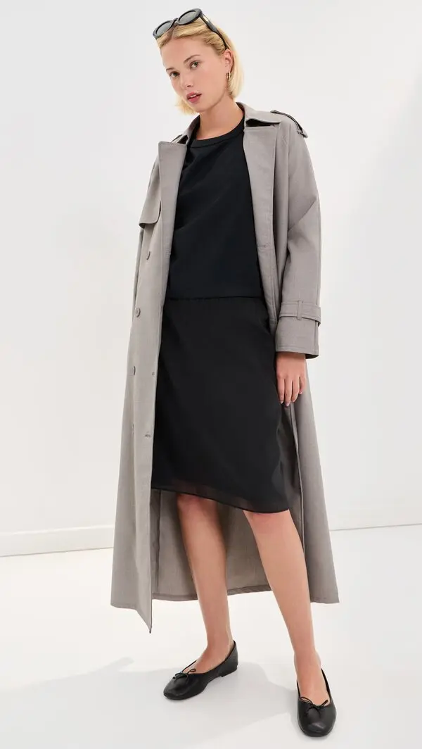 LE BOP Organza Pull On Bungee Skirt