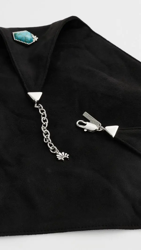 Lele Sadoughi Bonnie Brooch Scarf Necklace
