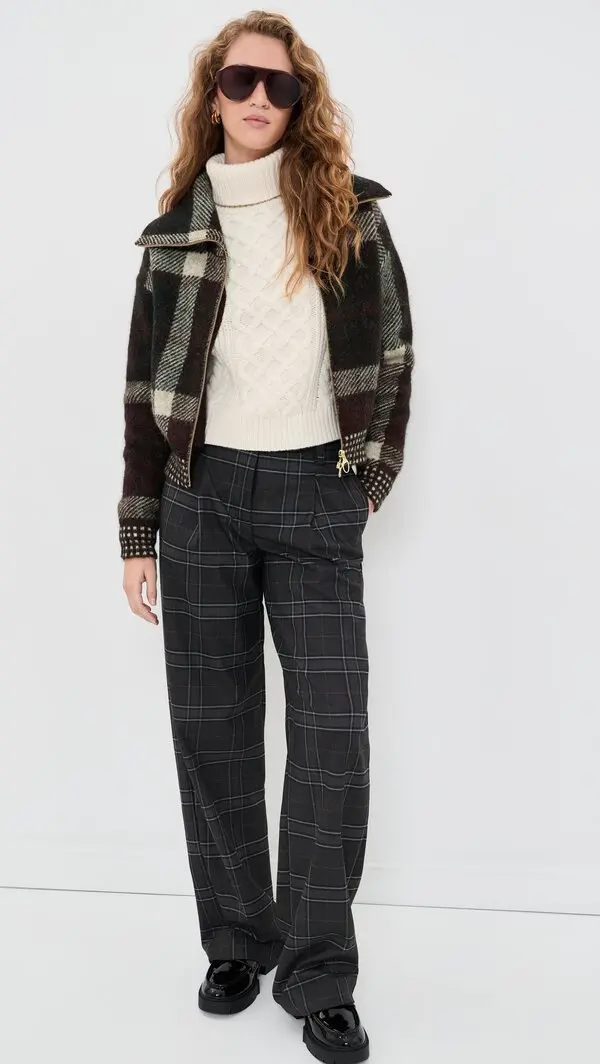Barbour Carville Knitted Zip Through Jacket