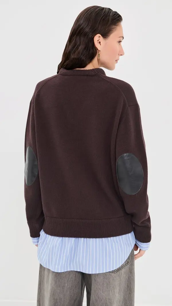 Acne Studios V Neck Pullover Wool Sweater