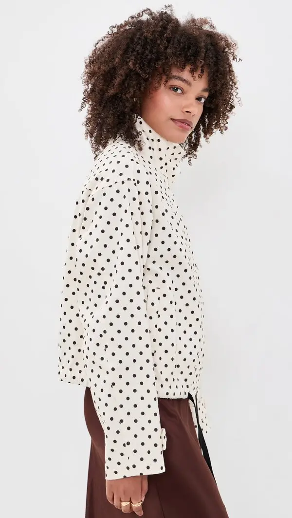 BAILEY ROSE Polka Dot Jacket