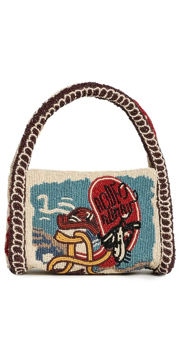 ALEMAIS Ace Beaded Barrel Bag - Multi
