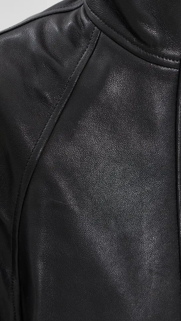 Simkhai Orvik Cape Leather Jacket