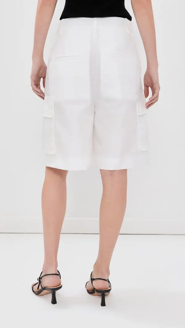 Tibi Crispy Nylon Stella Shorts