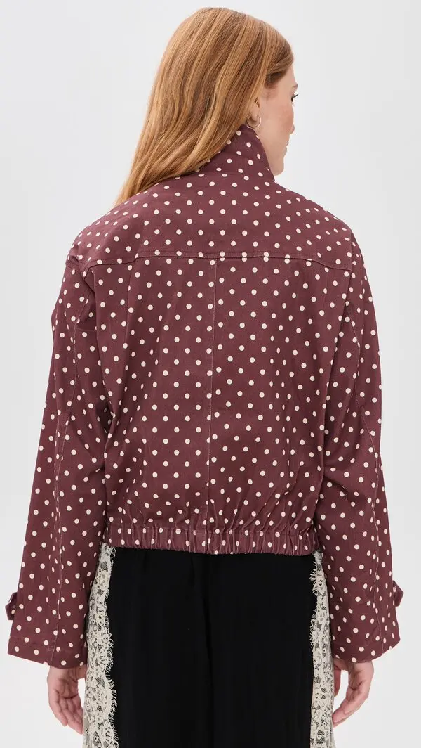 BAILEY ROSE Polka Dot Jacket