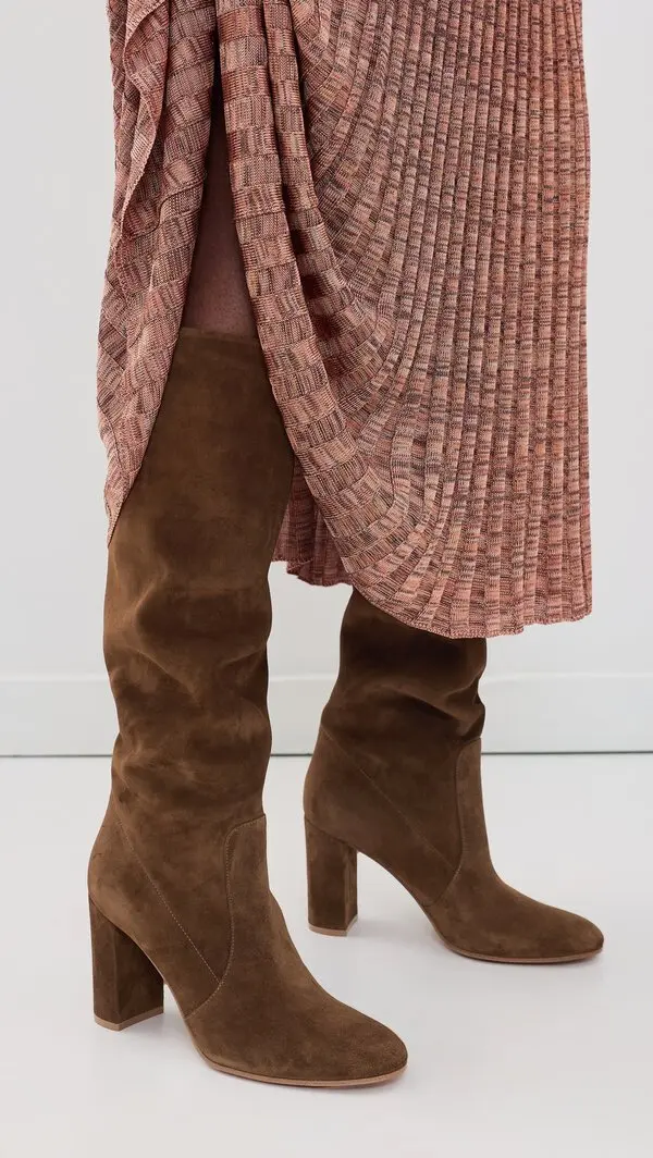 GIANVITO ROSSI Glen Camoscio Suede Boots