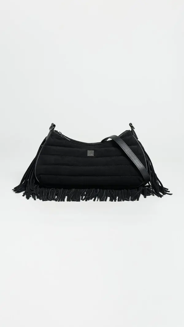 THINK ROYLN Maverick Fringe Suede Crossbody Bag