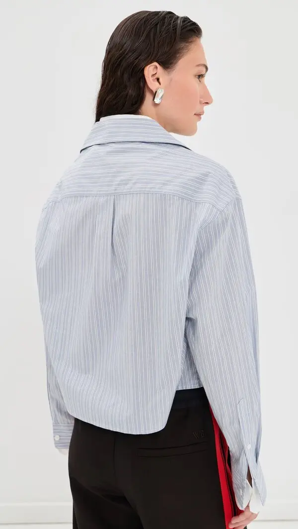 Acne Studios Layered Long Sleeve Button Up Shirt